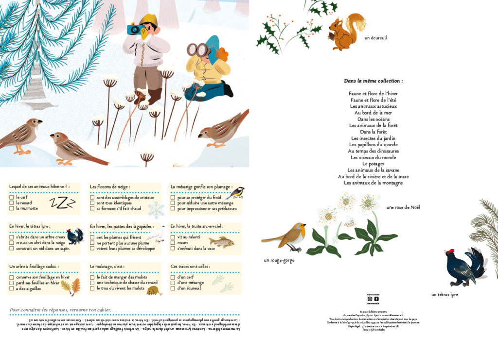 Faune et flore de l’hiver – Éditions Amaterra